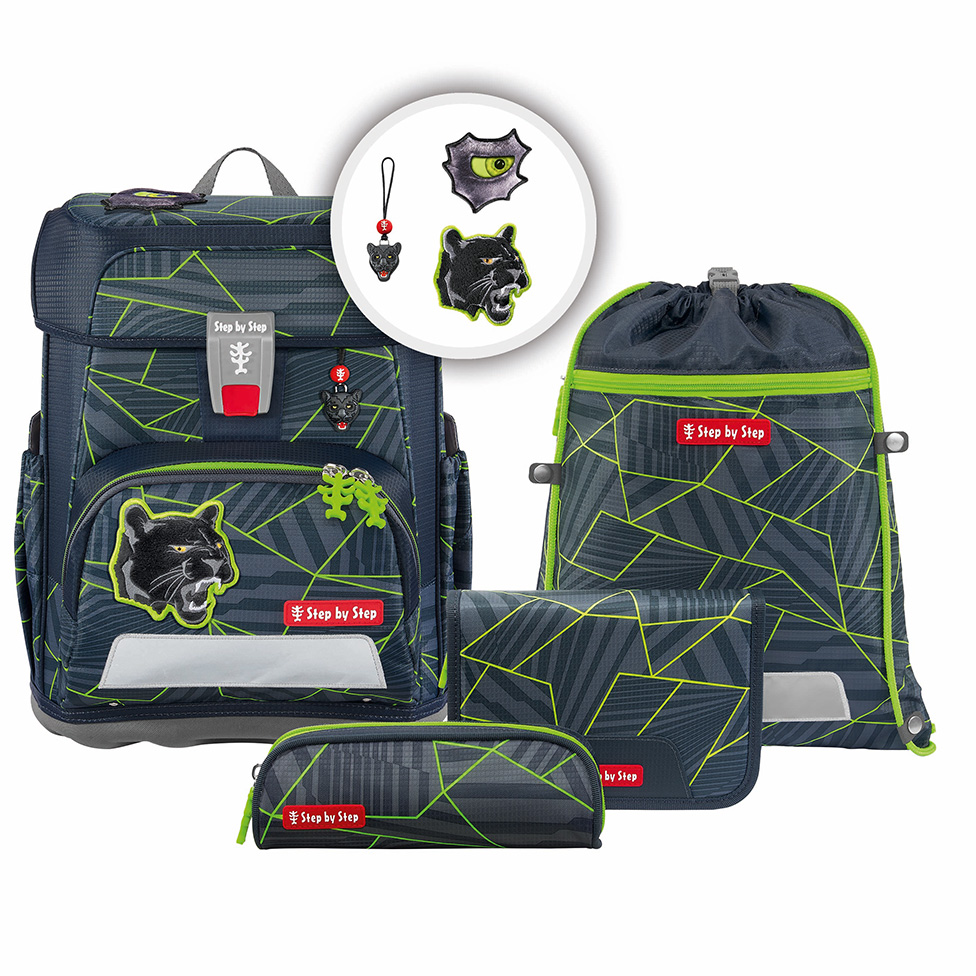 Step by Step CLOUD Schulranzenset Dark Cat Chiko | Dark Cat Chiko | SW10282.17